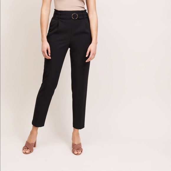 Dynamite | Pants & Jumpsuits | Dynamite High Waist Paperbag Belted Pant ...